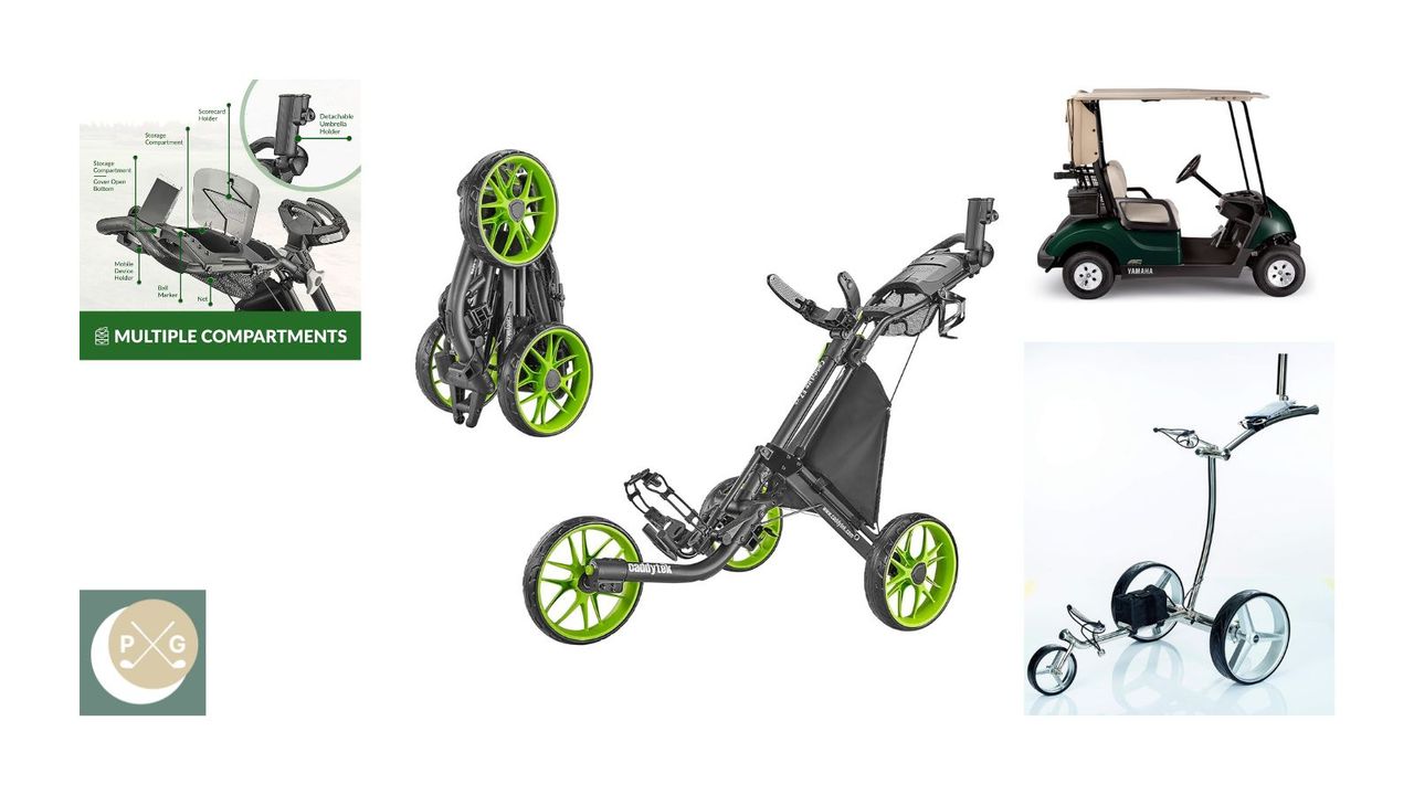 Los Mejores Carros de Golf eléctricos y manuales en 2024 | Palos de Golf